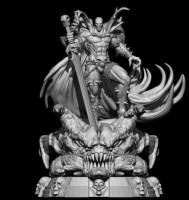 Spawn Resin Sculpture Statue Model Kit Unpainted/Unassembled | eBay