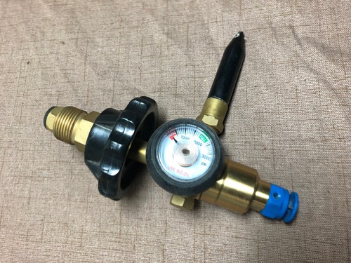 LN Helium Balloon Inflator Regulator Fill Tilt Valve 3000 PSI Gauge LN ...