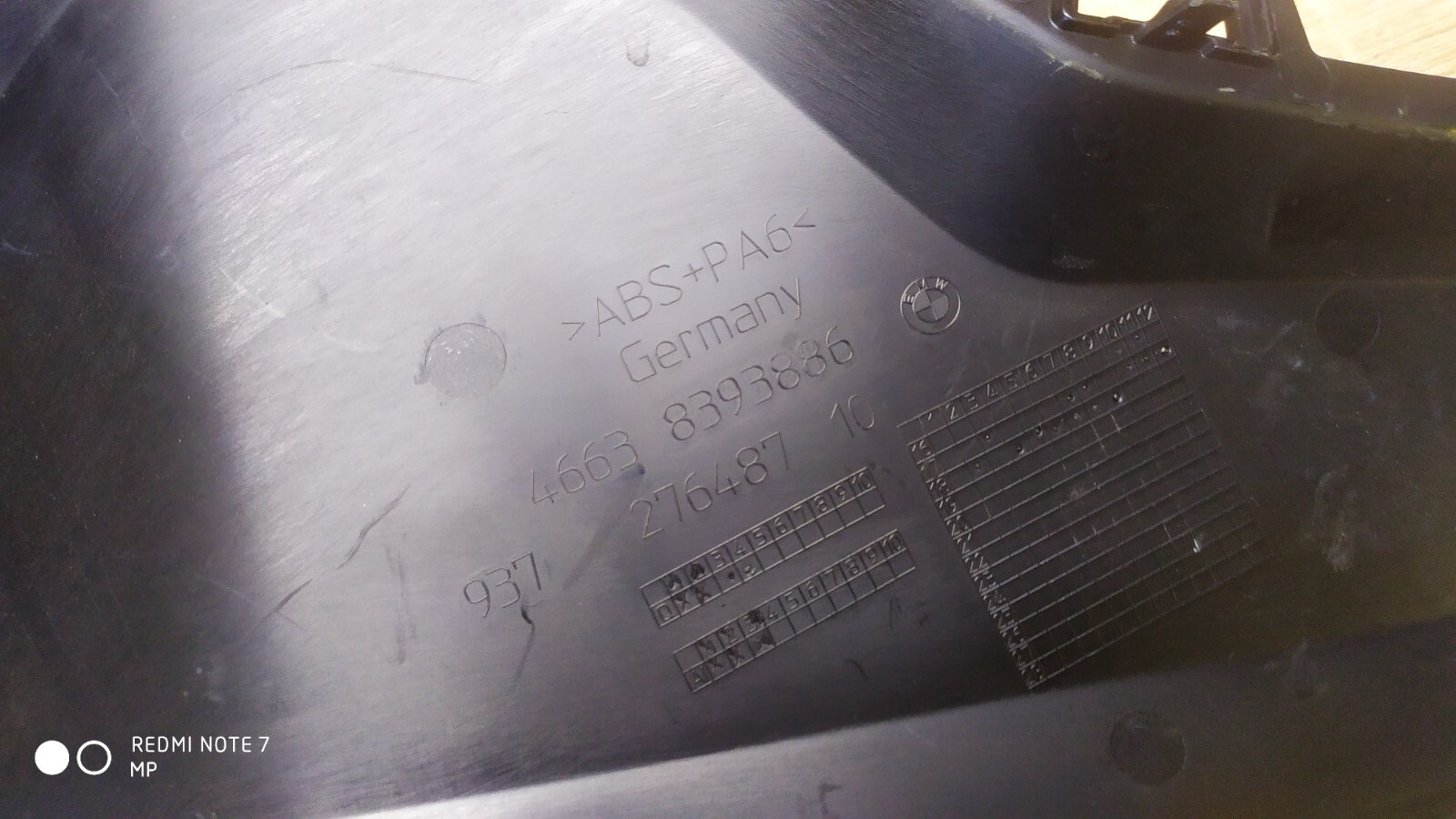 BMW K8x F750GS / F850GS Side Cover Cowl Fairing Plaque Hold 46638393886 ...