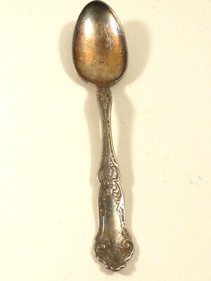 ANTIQUE VINTAGE OVAL SOUP SPOON 1835 R. WALLACE SILVER PLATE | eBay