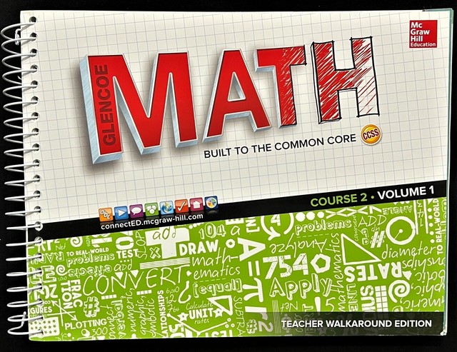 Glencoe Math Volume 2 Course 1 Teacher's Edition Walkaround for sale ...