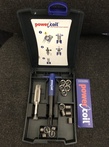 Metric Spark Plug Repair Powercoil Thread Restore Kit HeliCoil M10 M12 M14 x1.25 | eBay Australia