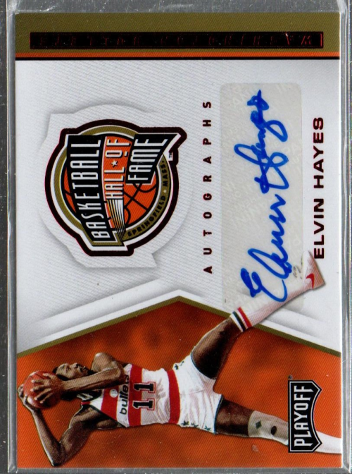 2019-20 Panini Chronicles Hall of Fame Autographs Red #6 Elvin Hayes ...
