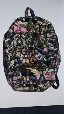 Loungefly Overwatch Character Collage Allover-Print Backpack full size ...
