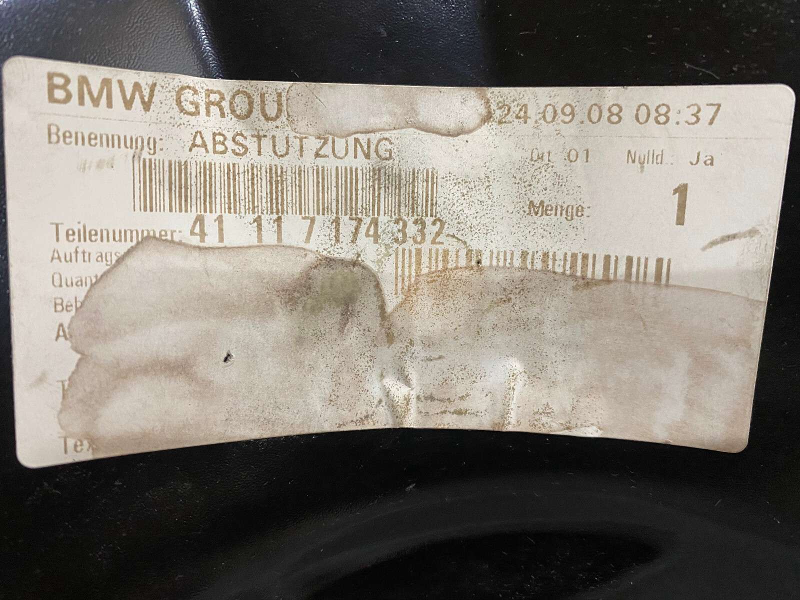 BMW Right Wheelhouse Brace - 41117174332 / 41-11-7-174-332 - For BMW X5 ...