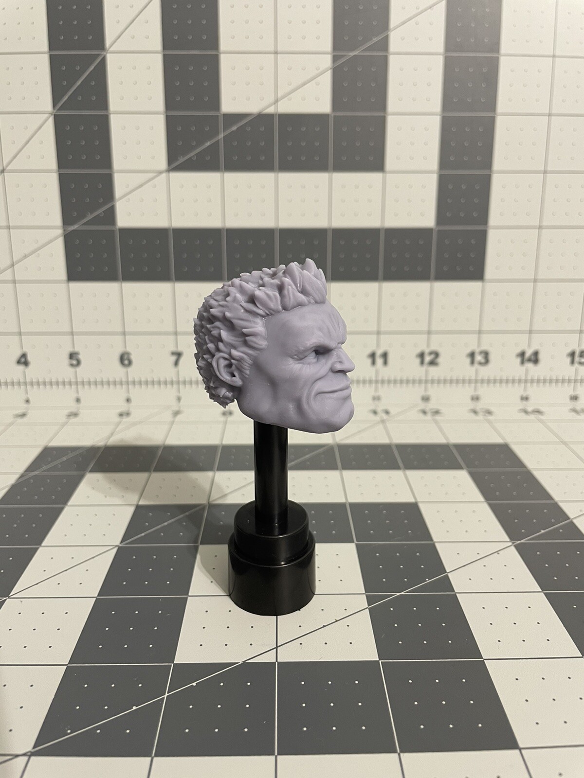 3D Printed - 1/12 Spike Hair Smiling Hulk Headsculpt MS Immortal Hulk ...