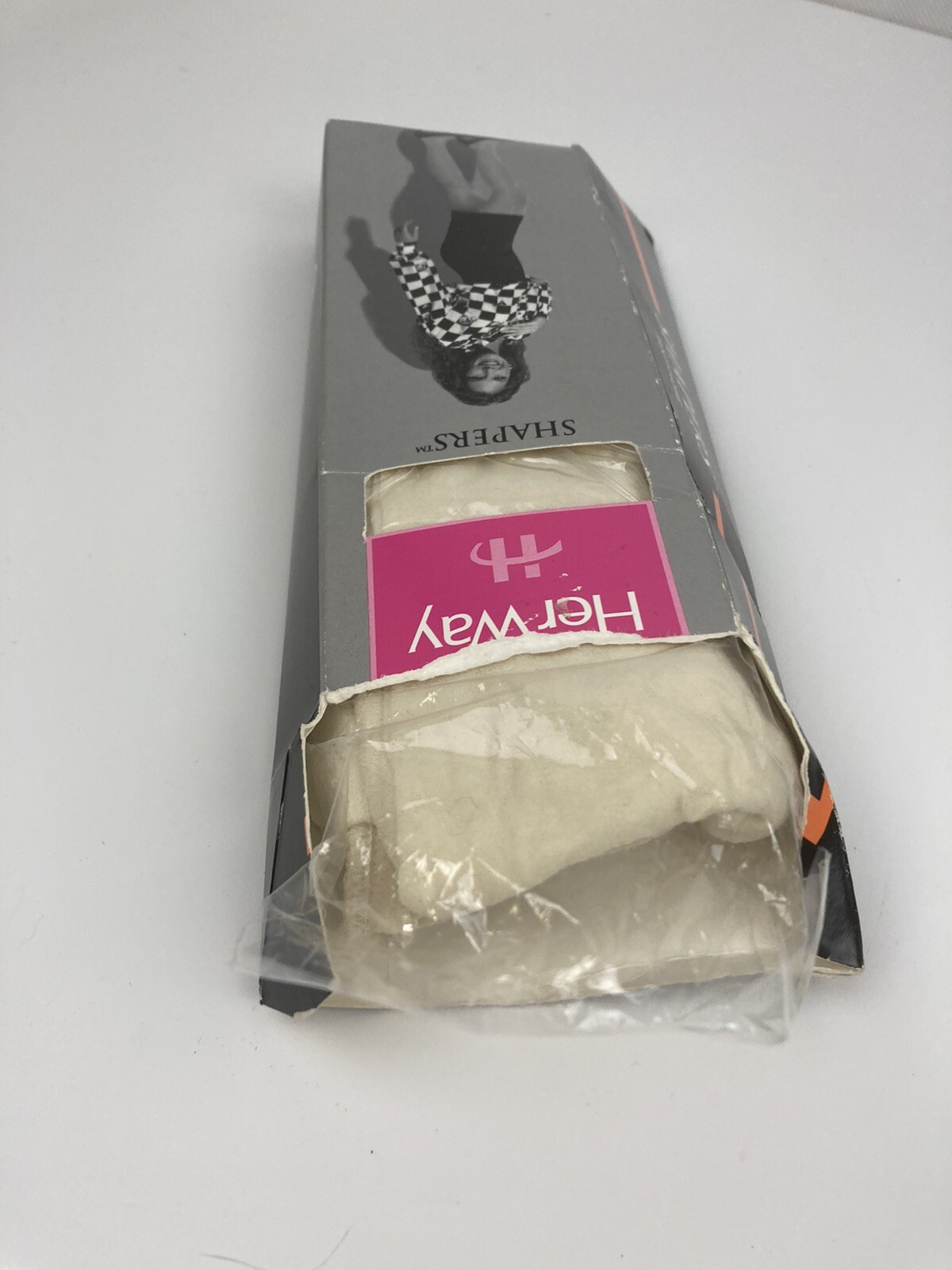 VTG NOS Hanes Her Way Shapers 131-165 lbs 5'2"-5'5" White Pantyhose ...