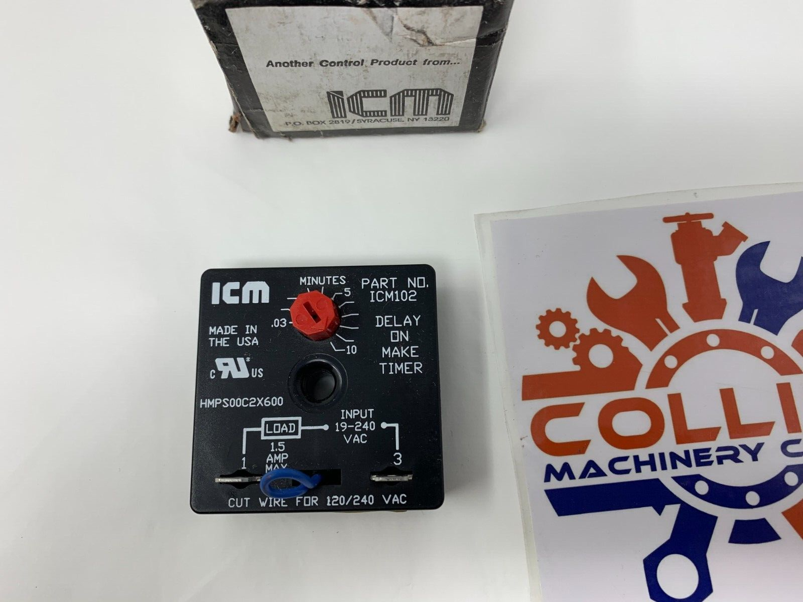 ICM Controls ICM102 Delay-on-make Timer Time Delay Relay for sale ...