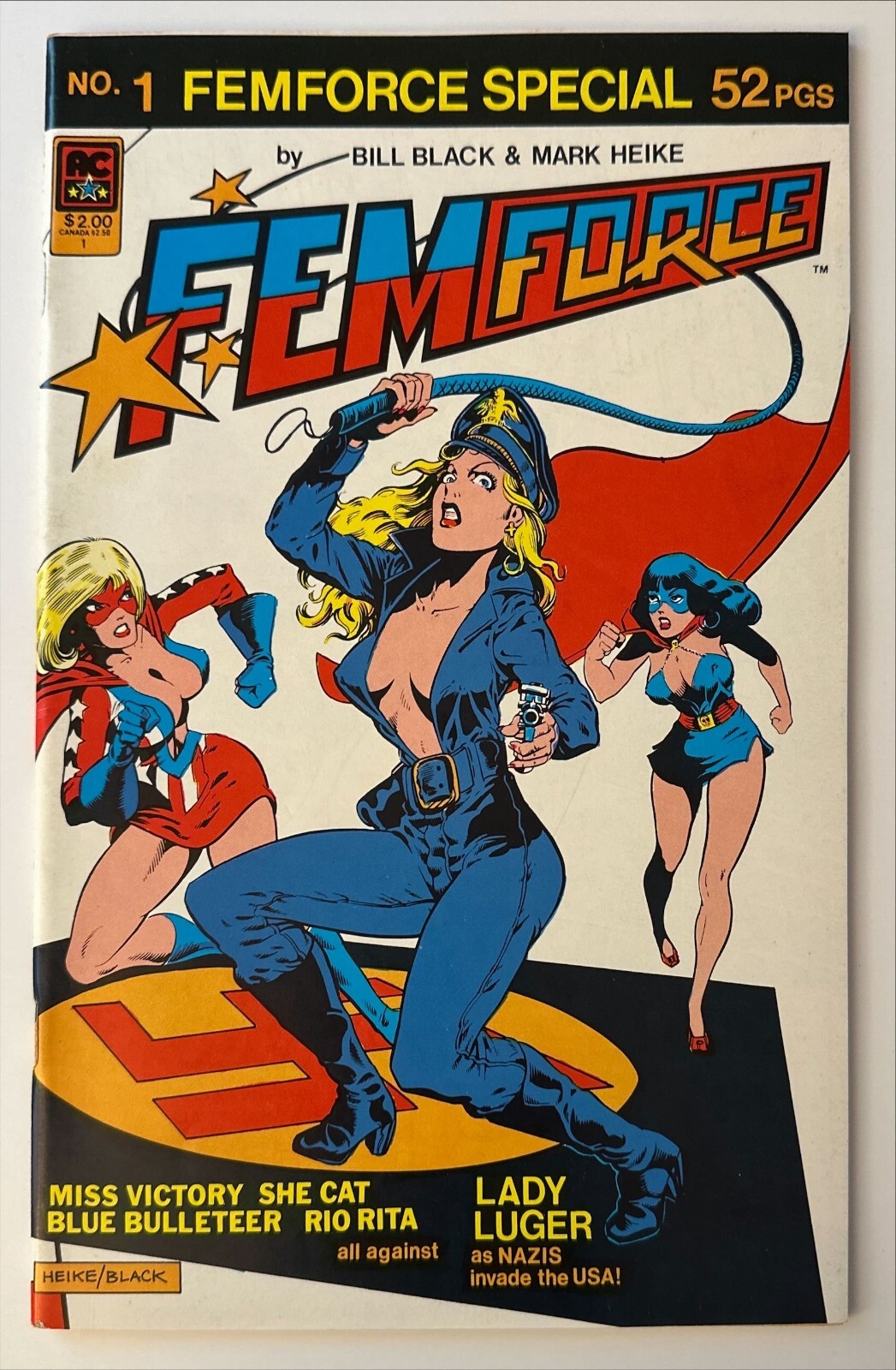 Femforce Special #1 (1984) VF/NM First solo Femforce comic! 80s girl art GGA | eBay