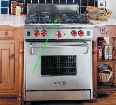 Wolf R304 Porcelain Top Spacer | Gas Range | Genuine USA Wolf Part ...