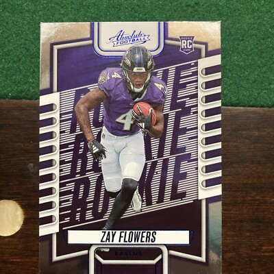 2023 Zay Flowers Absolute Blue Foil | eBay