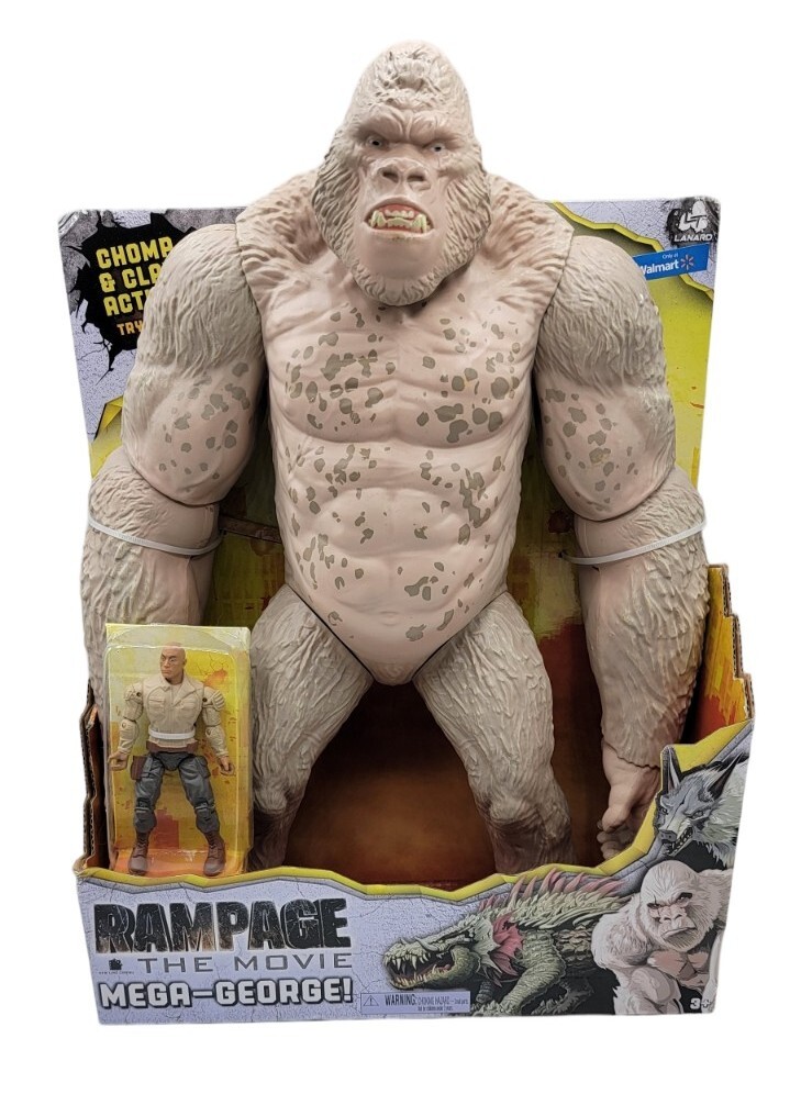 RAMPAGE The Movie 16" MEGA GEORGE Dwayne Johnson The Rock EXCLUSIVE ...