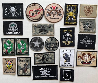 21 US ARMY SPECIAL FORCES ODA PATCHES (lot number 62) | eBay