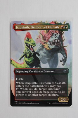MTG LCI: Itzquinth, Firstborn Of Gishath (Legendary Creature) Extended ...