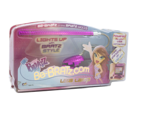Light Up with Bratz Style Bratz Be-bratz.com USB Purple Lamp New | eBay
