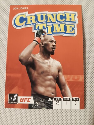 2022 JON BONES JONES DONRUSS CRUNCH TIME UFC MMA CARD #19 | eBay