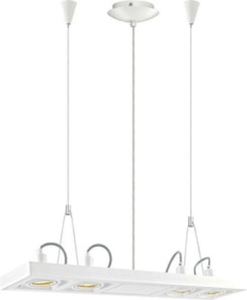 Eglo Lighting - Vectus Collection - Four Light Pendant in White Finish ...