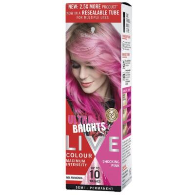 Schwarzkopf LIVE Colour Ultra Bright's Shocking Pink 75ml | eBay