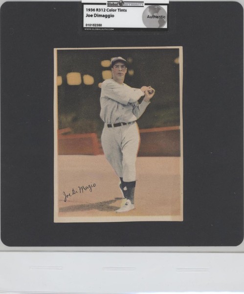 1936 National Chicle - Pastels Color Tint Premiums R312 Joe DiMaggio ...