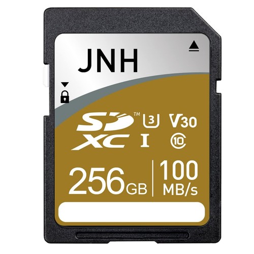 SD Card SDXC Card 256GB JNH UHS-I Ultra High Speed 100MB/s Class10 U3 ...