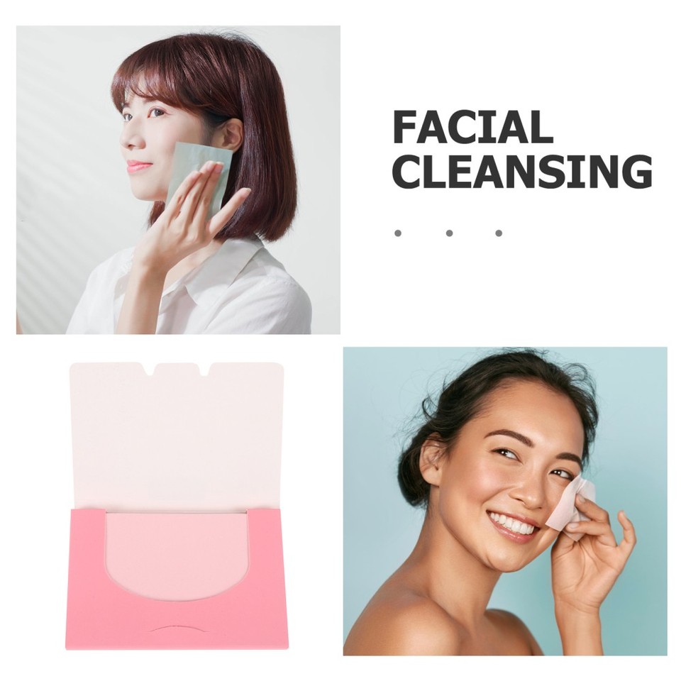3 PCS Face Oil Paper Natural Fiber Absorbing Blotting Papers for Oily ...
