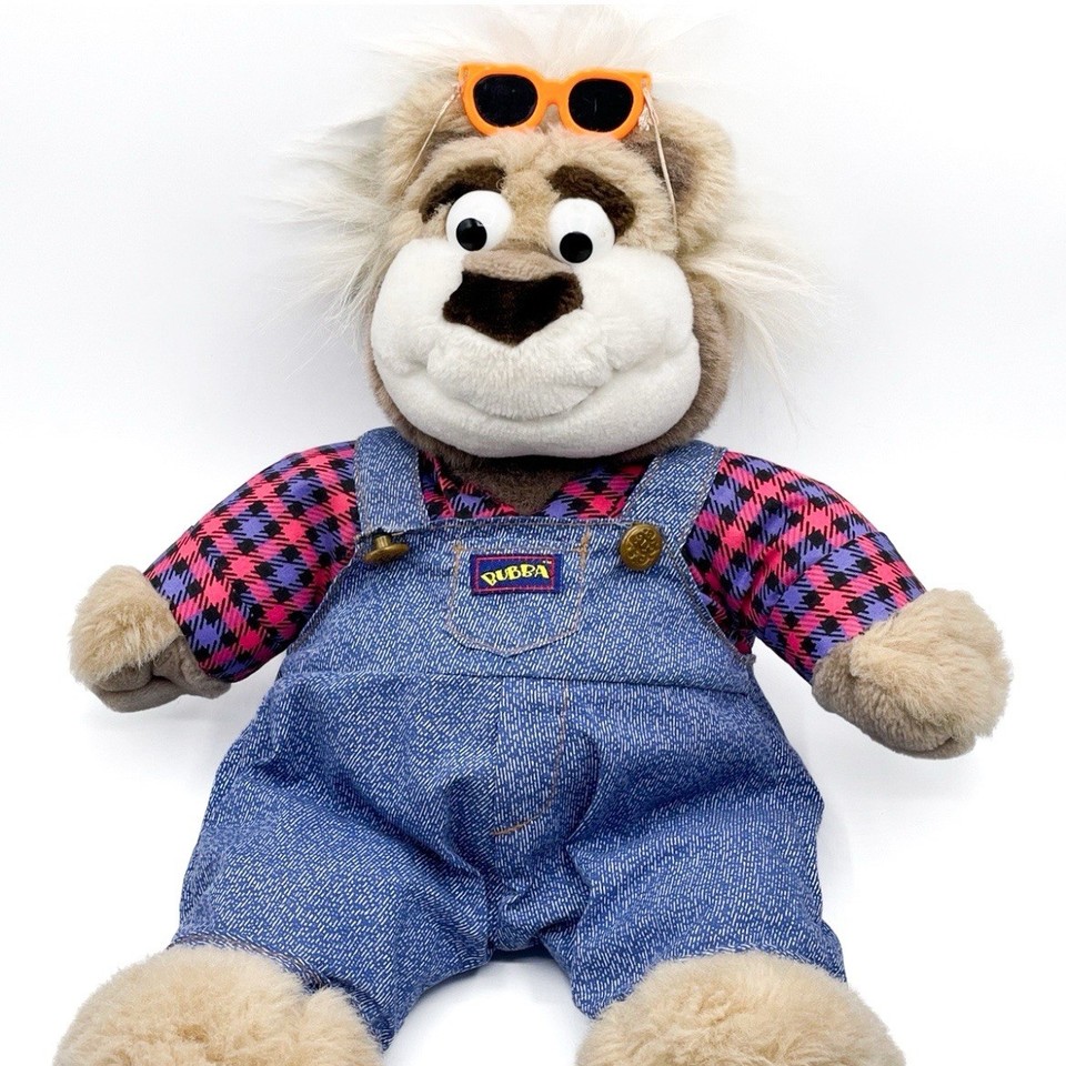 Tyco Talking Bubba Plush Bear Vintage Overalls Silly Phrases ...
