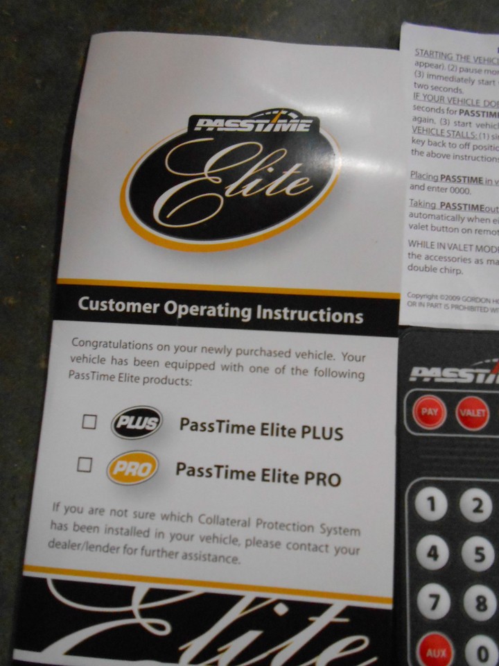 PassTime elite II PTE-2 GPS system Wireless Payment Assurance Device ...