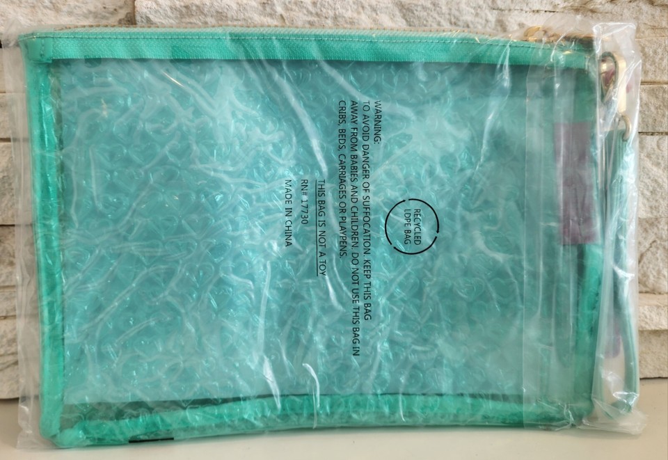 Stoney Clover Green Bubble Flat Zip Pouch X Target - New with Tags NWT ...