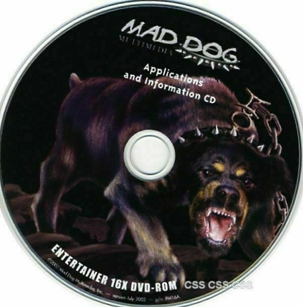 Mad Dog Multimedia Applications, Information CD Software Entertainer ...