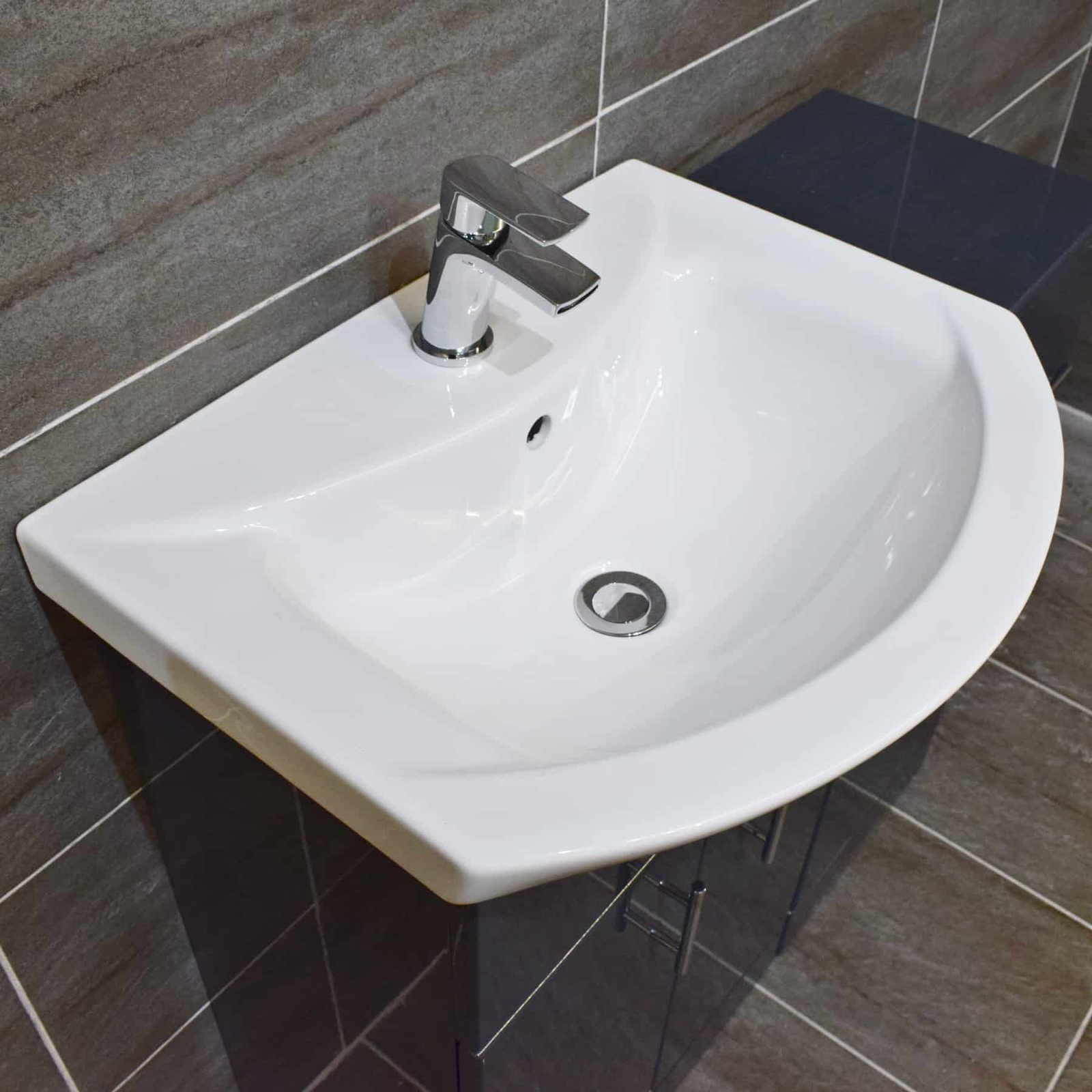 900mm St Moritz Bathroom Vanity Furniture Drawline Unit Anthracite ...