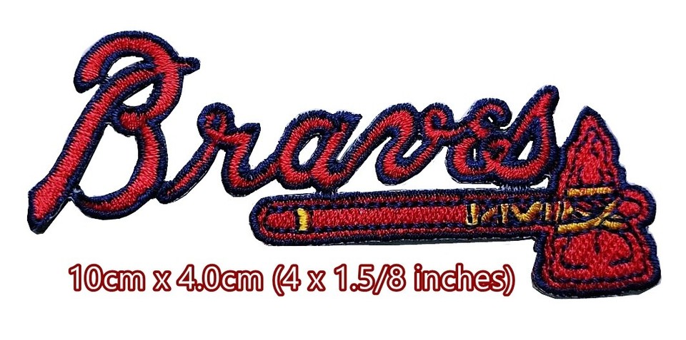 Atlanta Braves Baseball Patches Embroidery Iron on(Select options) Thai ...