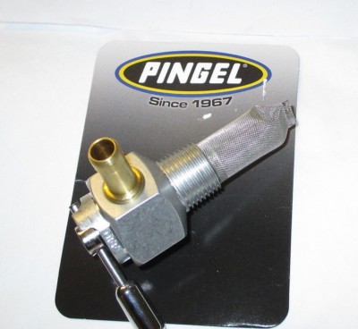 Triumph Pingel Hi Flow Fuel Tap. Single Race Outlet. 3/8" NPT male ...