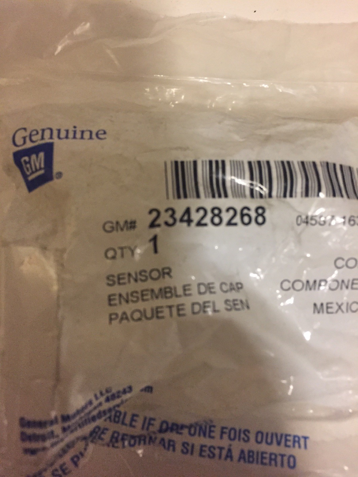 New OEM Impact Park Assist Sensor - 2014-2019 GM Models (23428268) | eBay