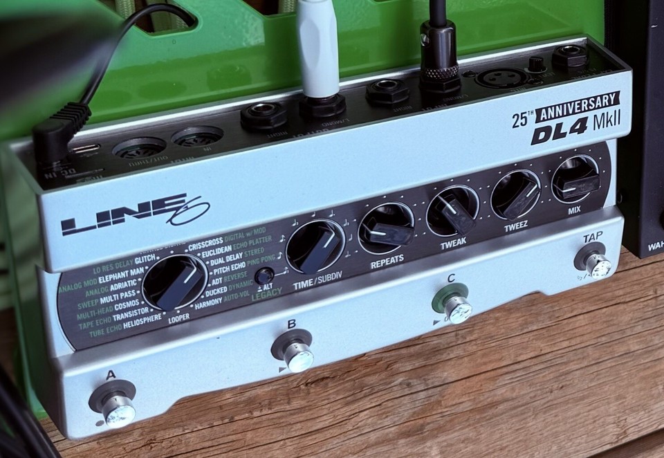 Line 6 DL4 MkII Delay Effects Pedal, 25th Anniversary Limited Edition ...
