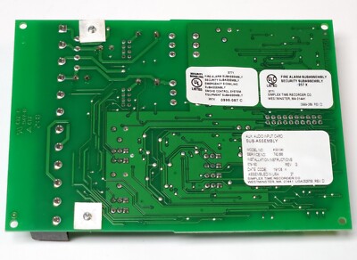SIMPLEX 4100 1240 AUXILIARY AUDIO Input Card Fire Security Smoke Alarm ...