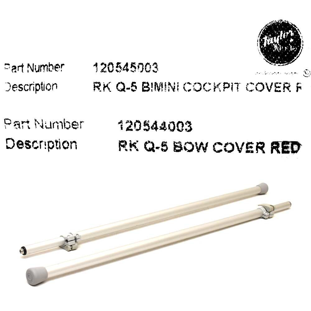 Rinker Boat Cockpit Bow Cover 3040120 | Q5 Red Ameritex 2 Piece | eBay