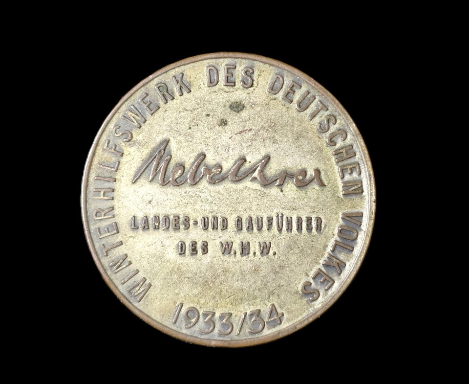 Hitler Medal Token Coin German 1933/34 | eBay