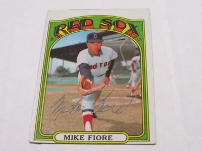 Mike Fiore Autographed Baseball Card 1972 topps | eBay