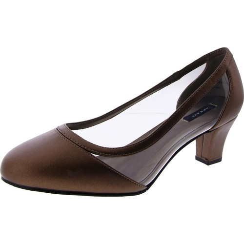 Array Womens Eve Bronze Metallic Slip-On Pumps Shoes 10 Medium (B,M ...