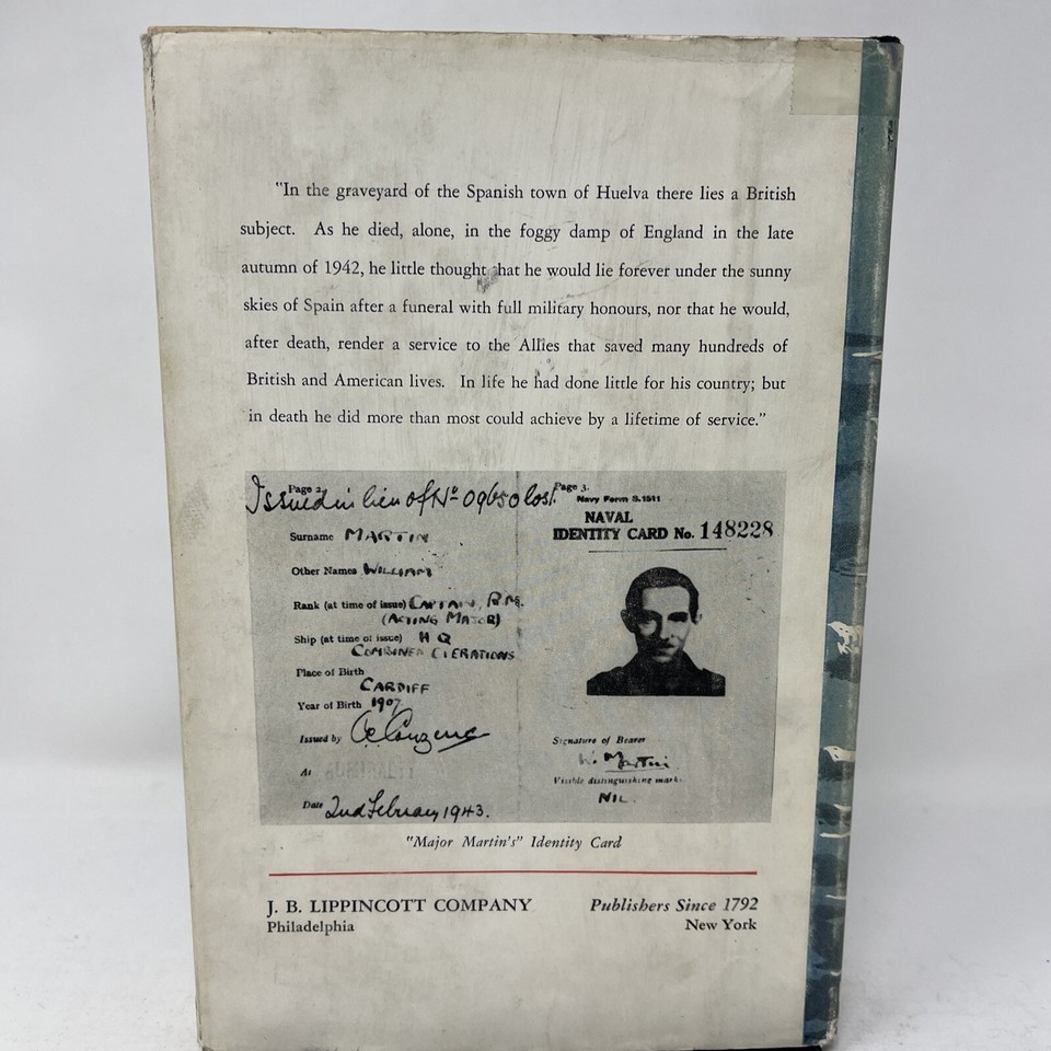 The Man Who Never Was by Ewen Montagu (1953) Operation Mincemeat | eBay