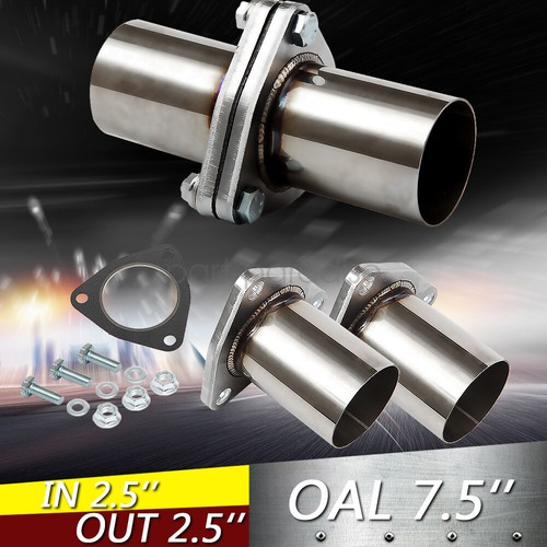 2.5" OD 3 Bolts Universal Quick Fix Exhaust Triangle Flange Repair Pipe ...