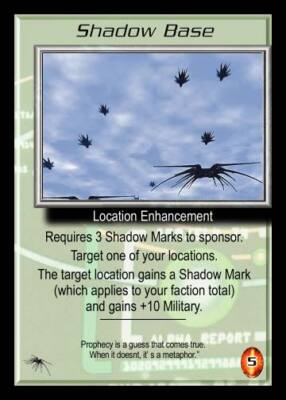 Babylon 5: Shadow Base [Ungraded] from set The Great War B5 Precedence ...