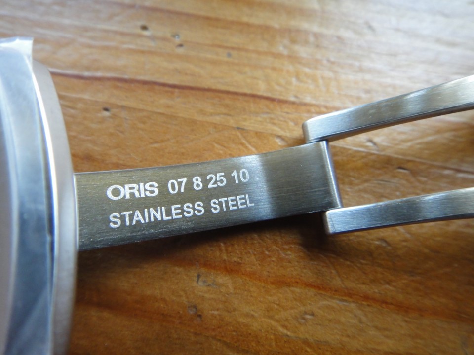 ORIS S/ Steel push-button buckle clasp Ø 43mm TT1 Day Date 07 8 25 10 ...