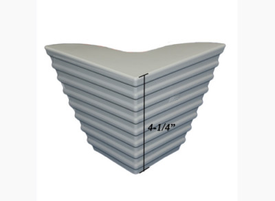 PONTOON BOAT MARINE PLASTIC CORNER CAP CASTING #4525G | eBay