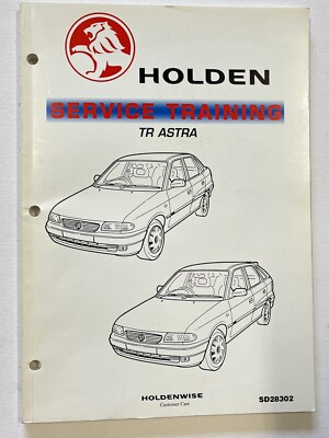 HOLDEN TR ASTRA Service Training Manual car Book | eBay