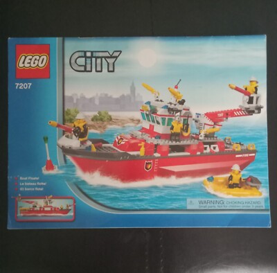 Lego City fire boat (7207) Manual Only retired set 2009 | eBay
