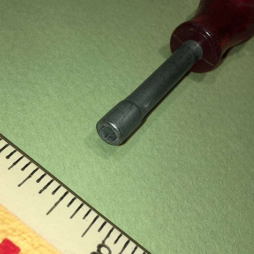 XceLite P4 1/8-Inch Mini Nut Driver RARE EARLY UL LOGO RED POCKET CLIP ...