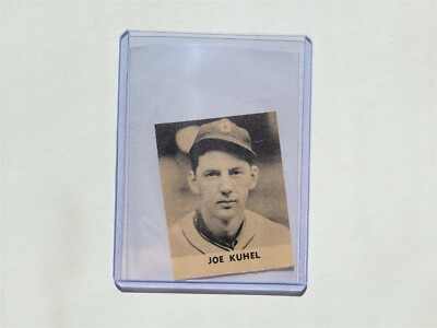 Joe Kuhel & Johnny Humphries 1943 Baseball Oddball Cut Out Panel White ...