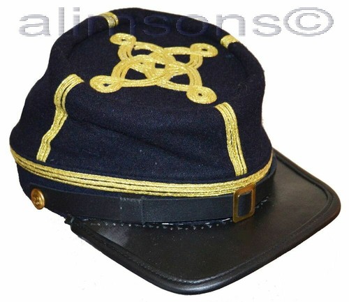 American Civil War Blue Confederate Major Or Colonel Kepi - ALL SIZES ...