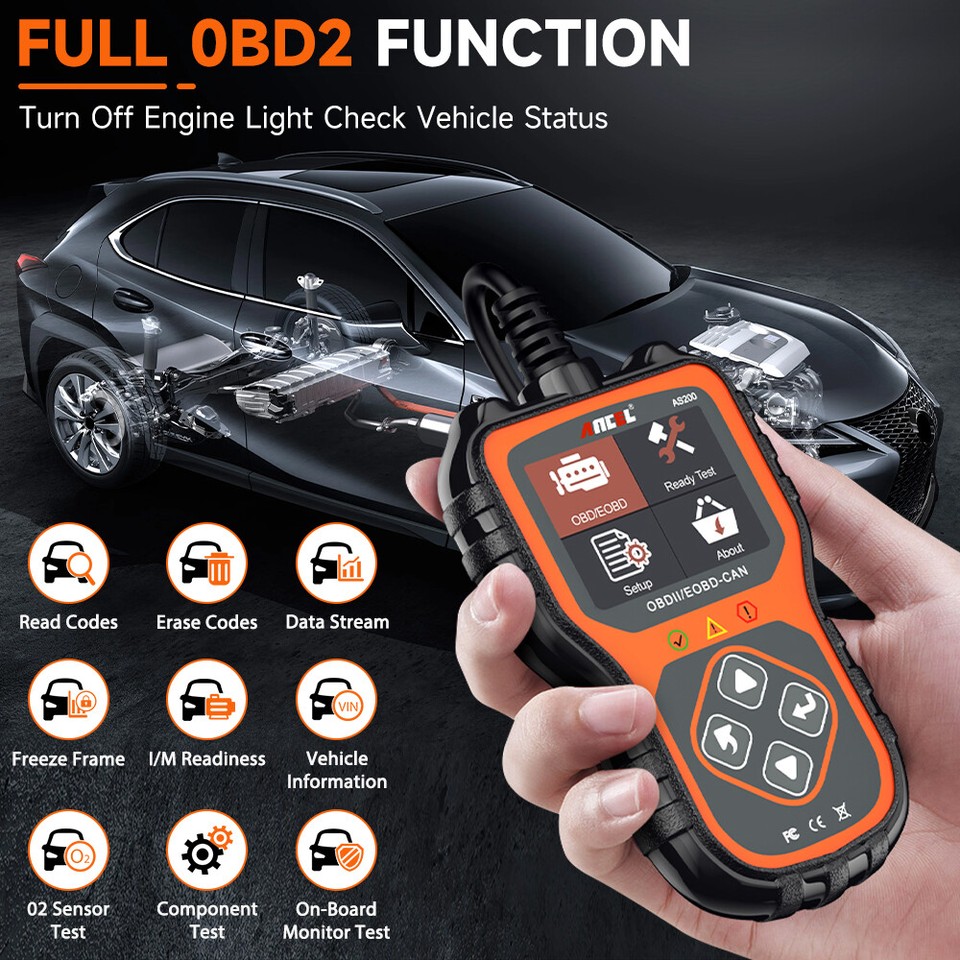 Automotive OBD2 Scanner OBD Code Reader Car Diagnostic Tool Check ...